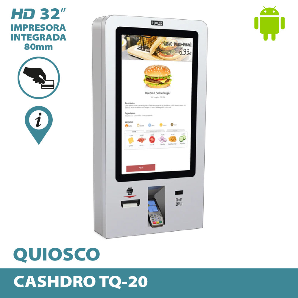 T-QUIOSK T-Q20 RK3288/4GB/32GB/32" Android— La casa del TPV
